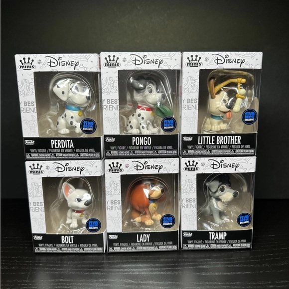 Funko | Other | Disney Dogs Exclusive Funko Minis Bolt Lady Tramp Pongo ...